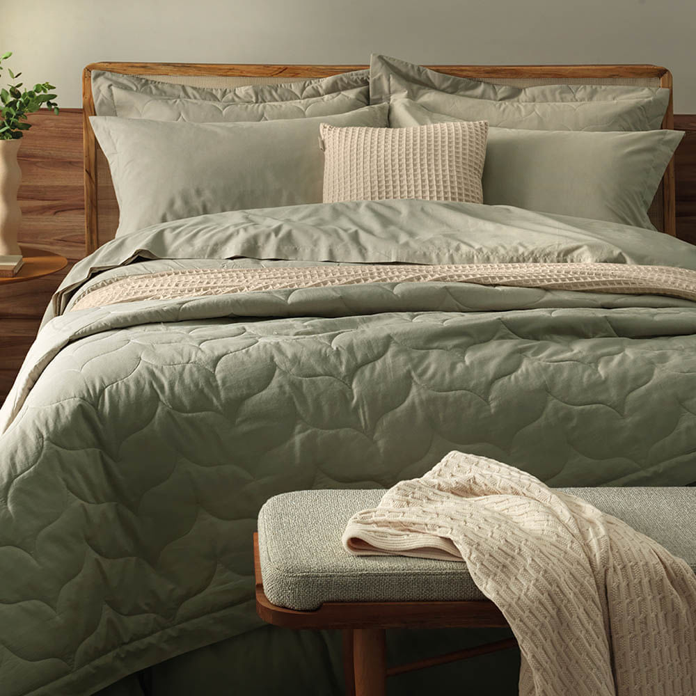 Juego de sábanas 2 plazas 200 hilos Tom | Karsten